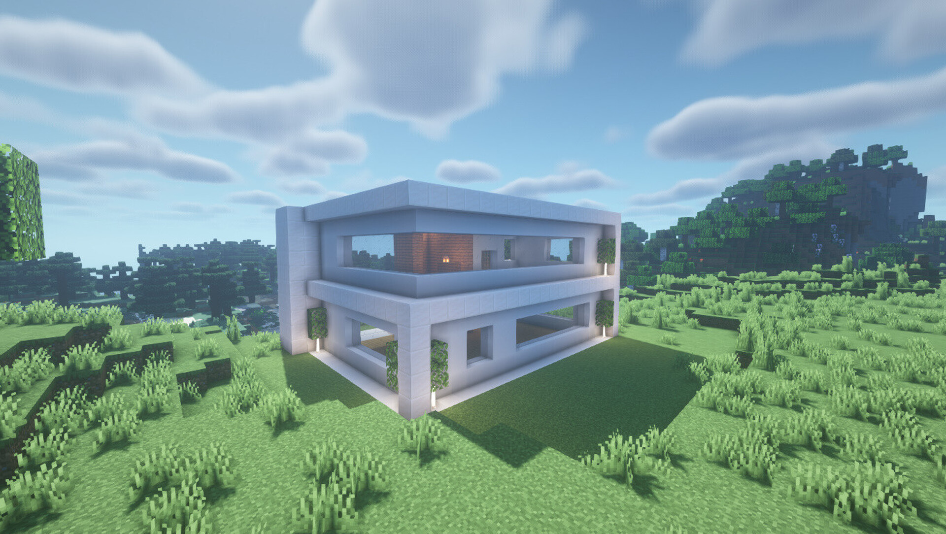 Modern House #5. (For Java & Bedrock) Minecraft Map