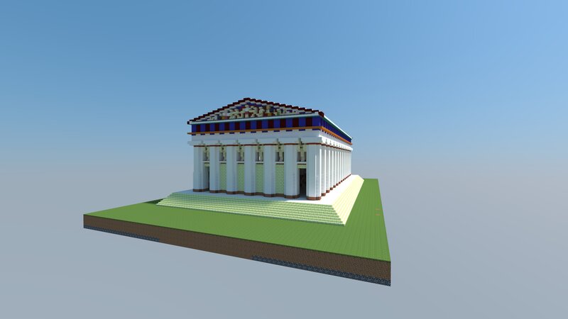 Temple of Olympian Zeus at Agregento 16.5 Minecraft Map