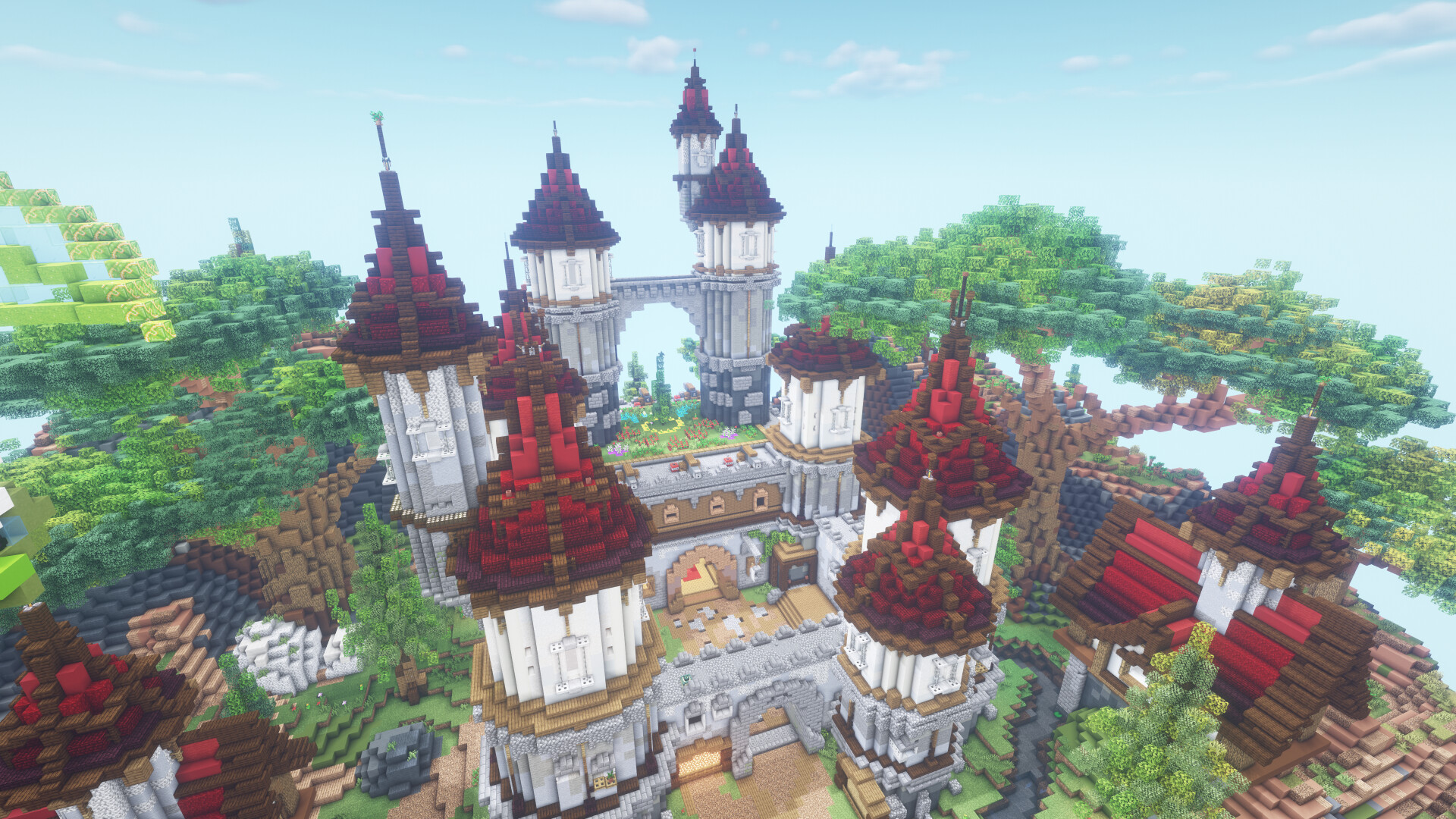 SkyBlock flying lobby Minecraft Map