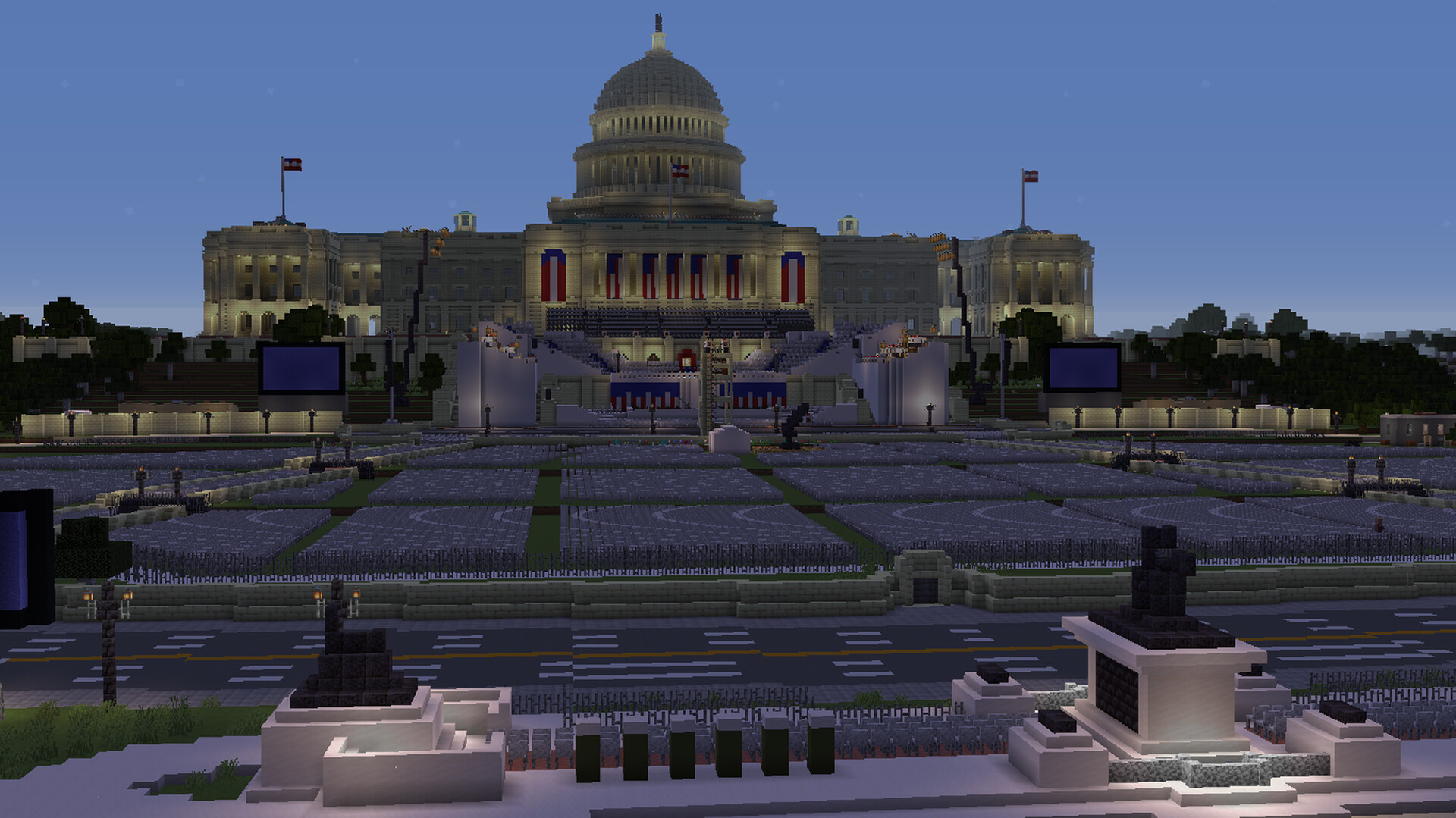 U.S. Capitol Building - Presidential Inauguration Minecraft Map