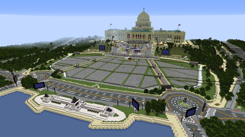U.S. Capitol Building - Presidential Inauguration Minecraft Map