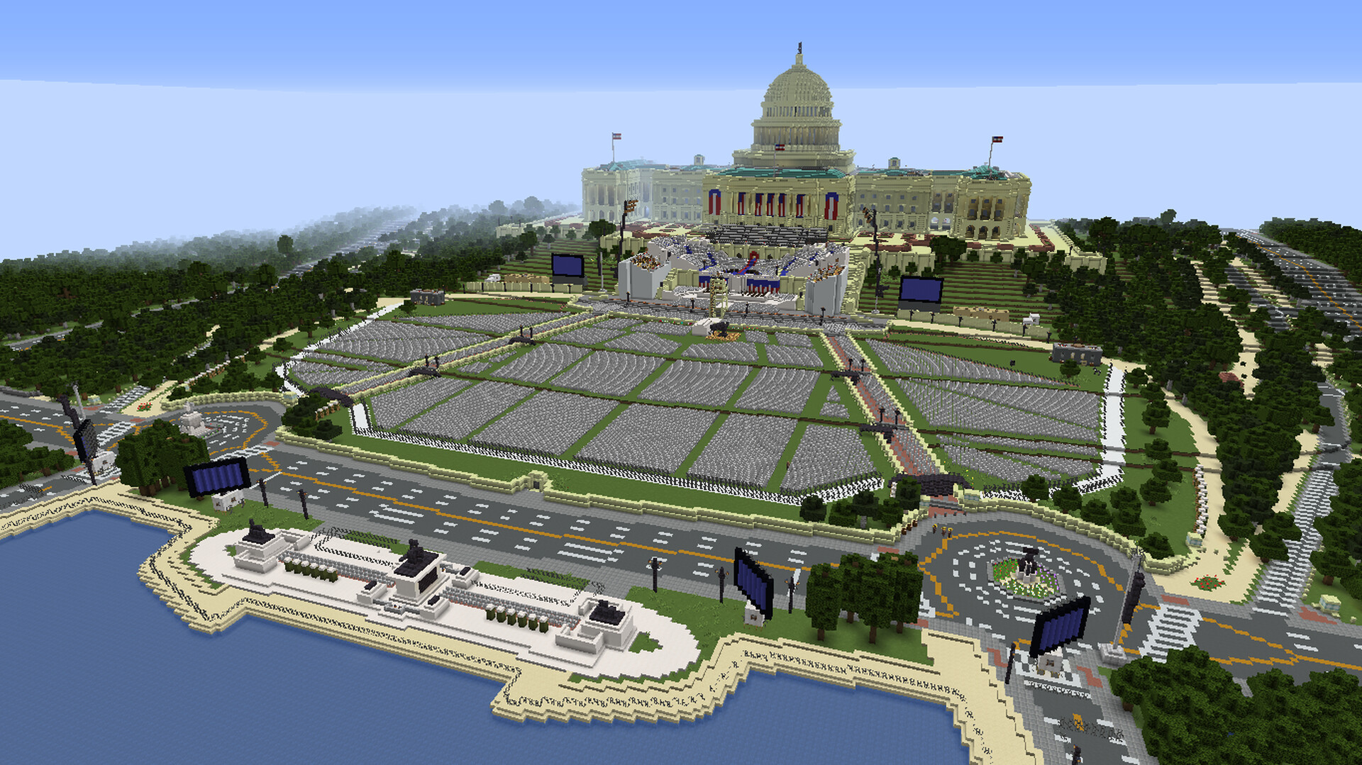 U.S. Capitol Building - Presidential Inauguration Minecraft Map