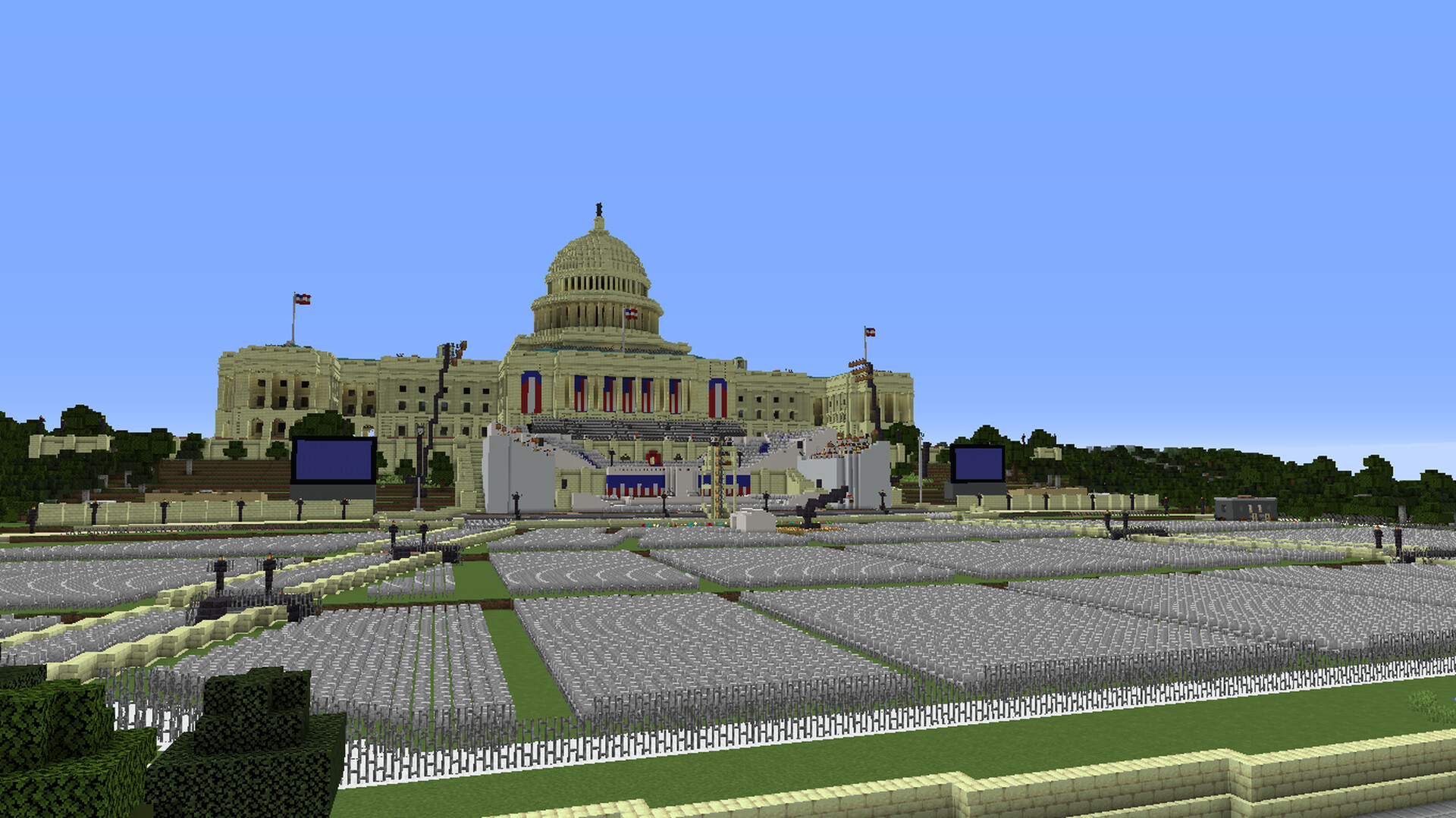 U.S. Capitol Building - Presidential Inauguration Minecraft Map
