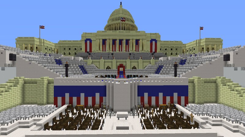 U.S. Capitol Building - Presidential Inauguration Minecraft Map