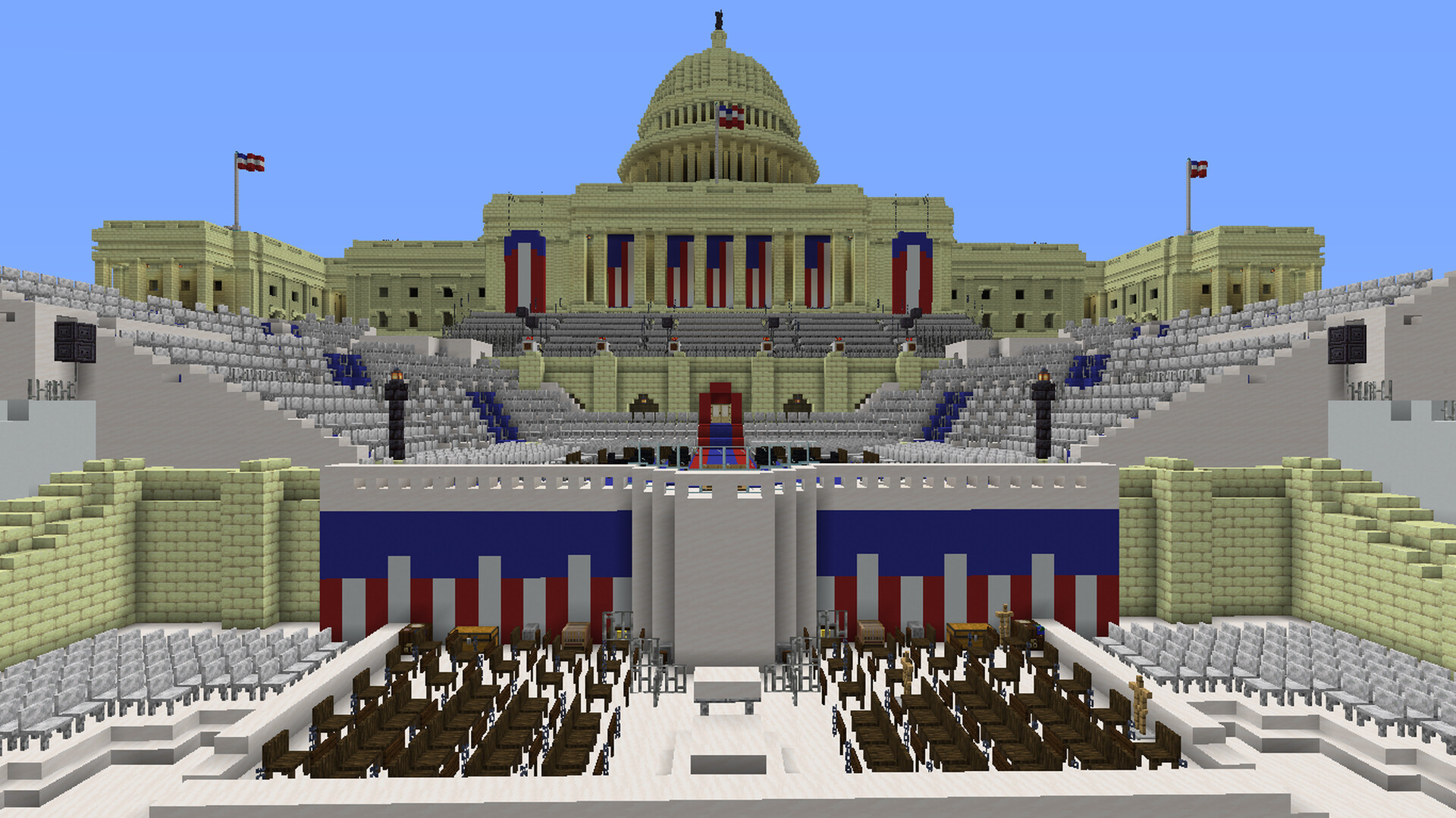 U.S. Capitol Building - Presidential Inauguration Minecraft Map