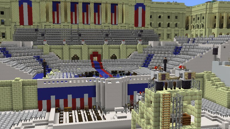 U.S. Capitol Building - Presidential Inauguration Minecraft Map