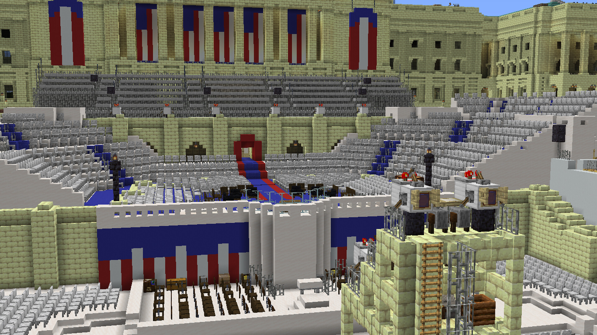 U.S. Capitol Building - Presidential Inauguration Minecraft Map
