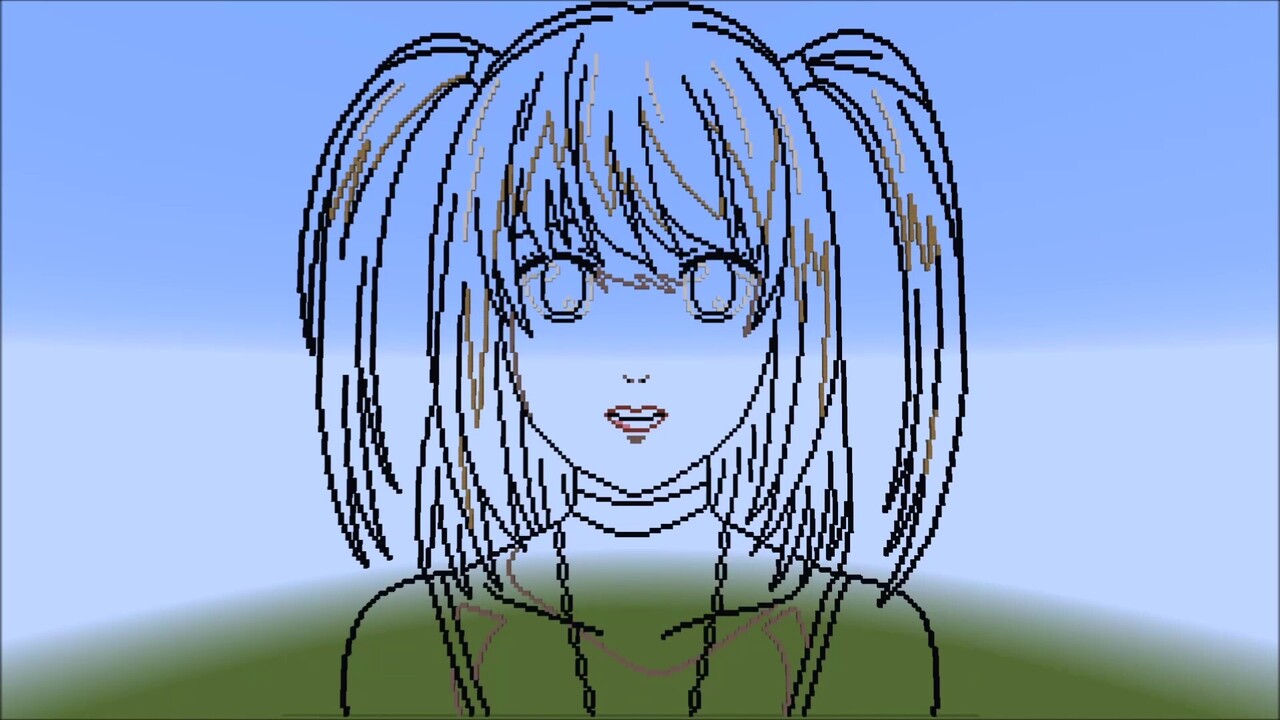 Anime Builds - MISA AMANE Pixel Art Timelapse [DEATH NOTE] (REQUESTED ...