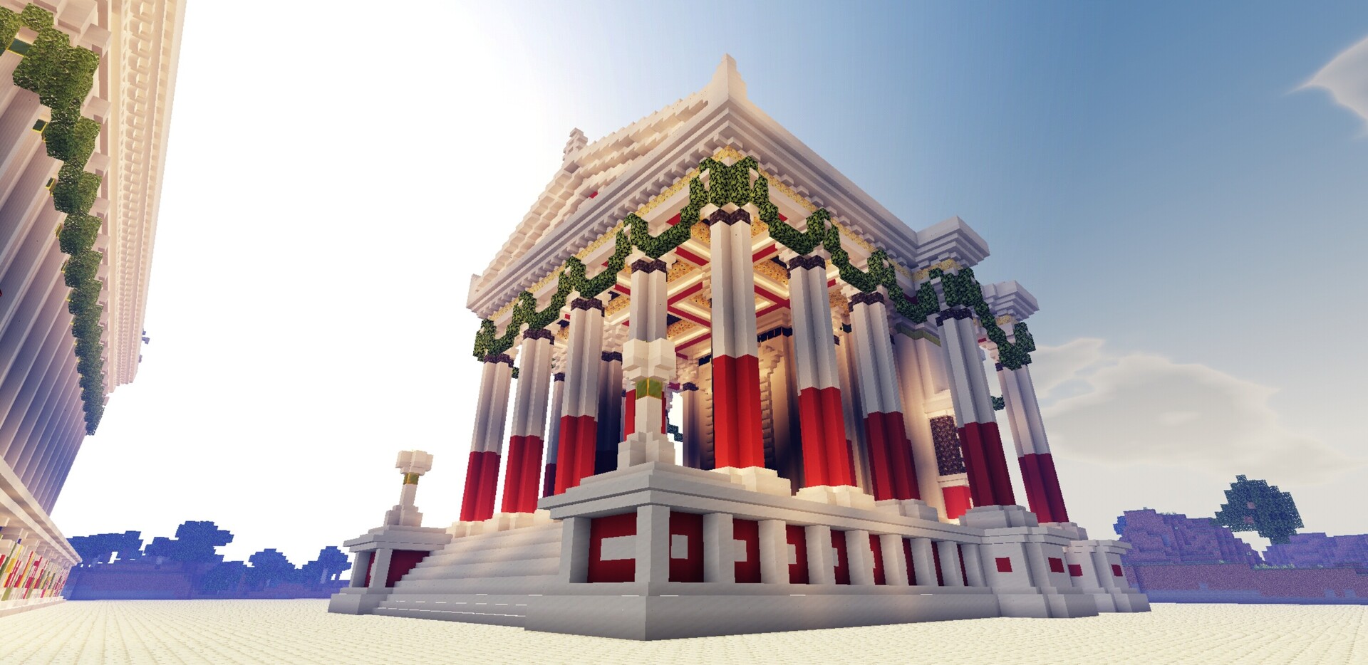 Roman Temples of Jupiter and Juno (Bedrock Edition) Minecraft Map
