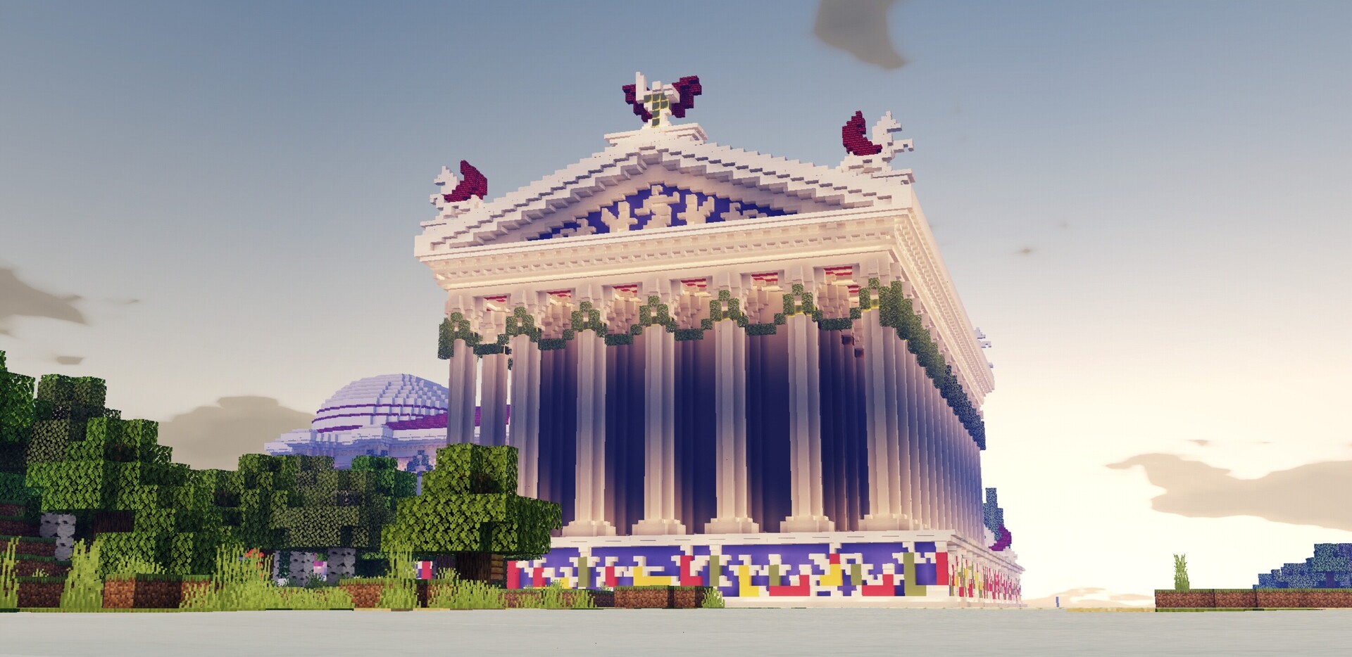 Roman Temples of Jupiter and Juno (Bedrock Edition) Minecraft Map