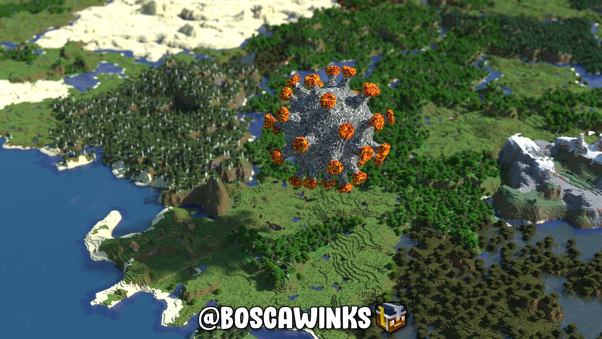 Coronavirus Minecraft Map
