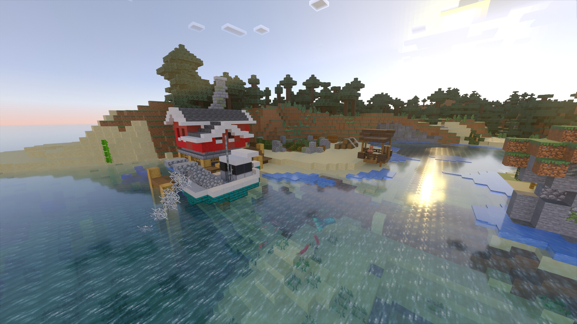 Starter Base: Fishing House Minecraft Map