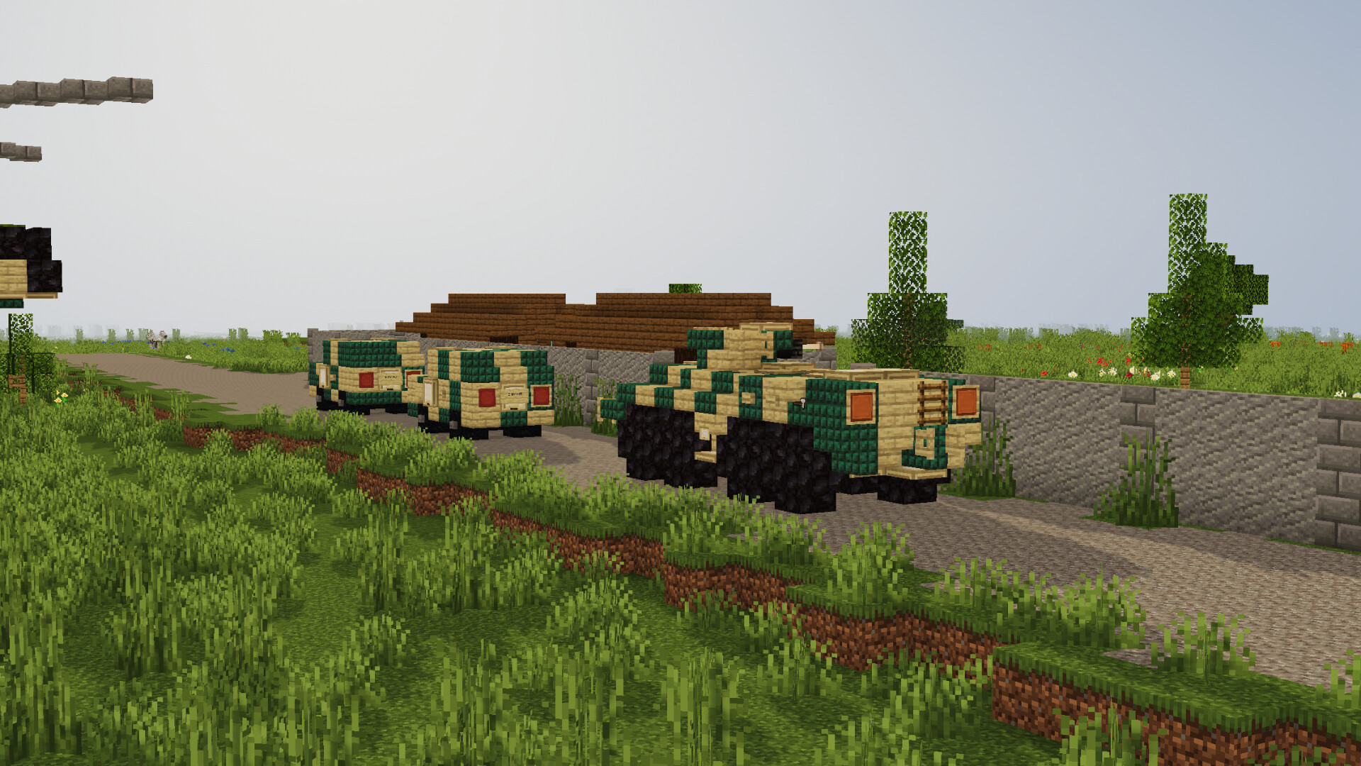 Russian Mil Mi8 and Russian town Minecraft Map