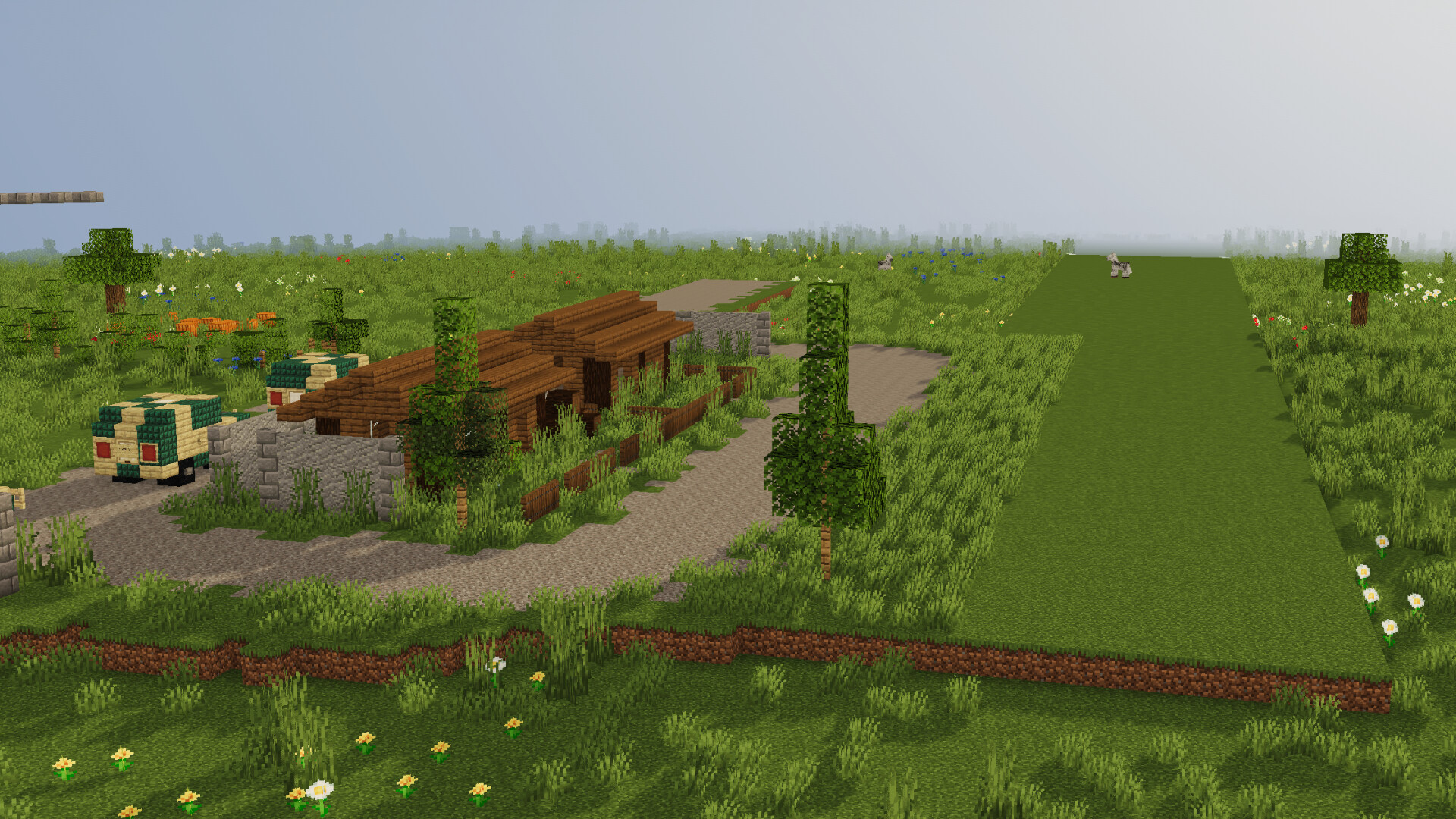 Russian Mil Mi8 and Russian town Minecraft Map