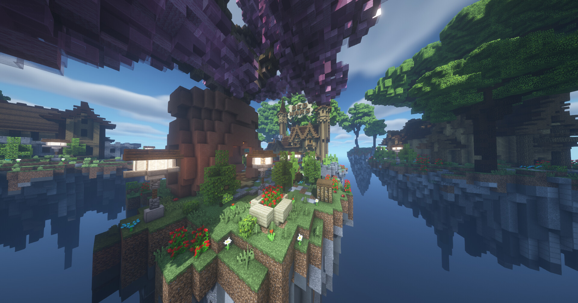 FREE BedWars Lobby - AliensBuilds 🛏️ Minecraft Map