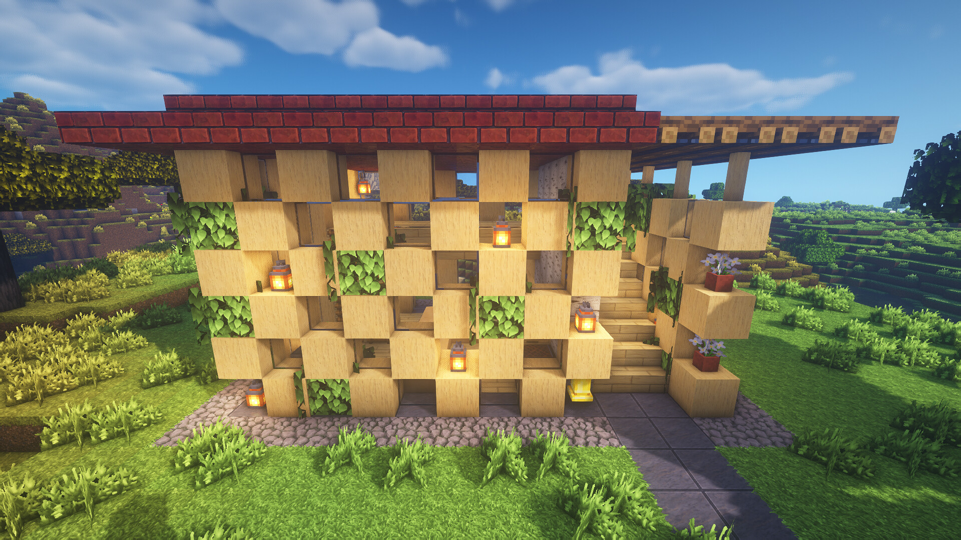 Birch Survival House Minecraft Map