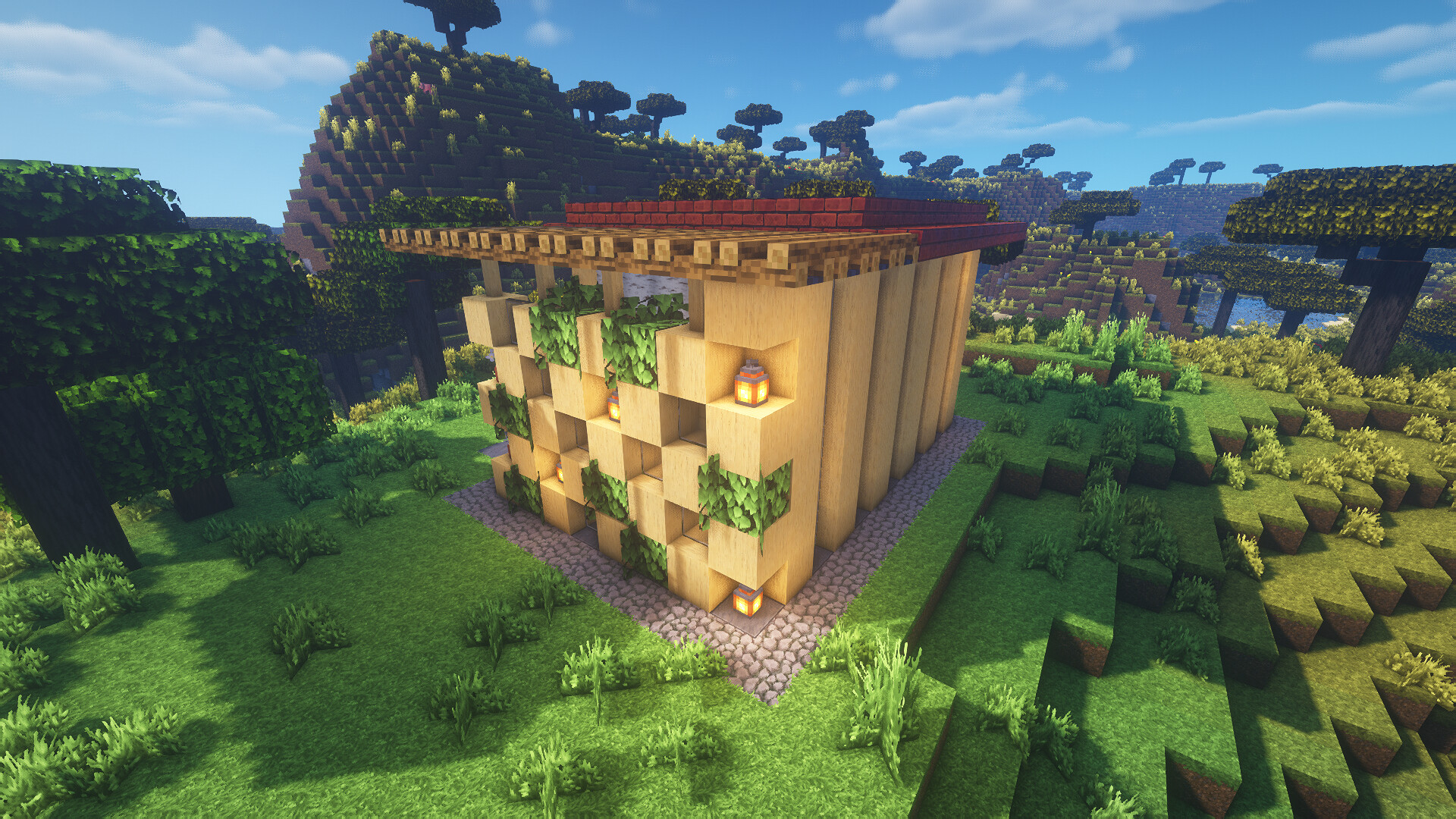 Birch Survival House Minecraft Map