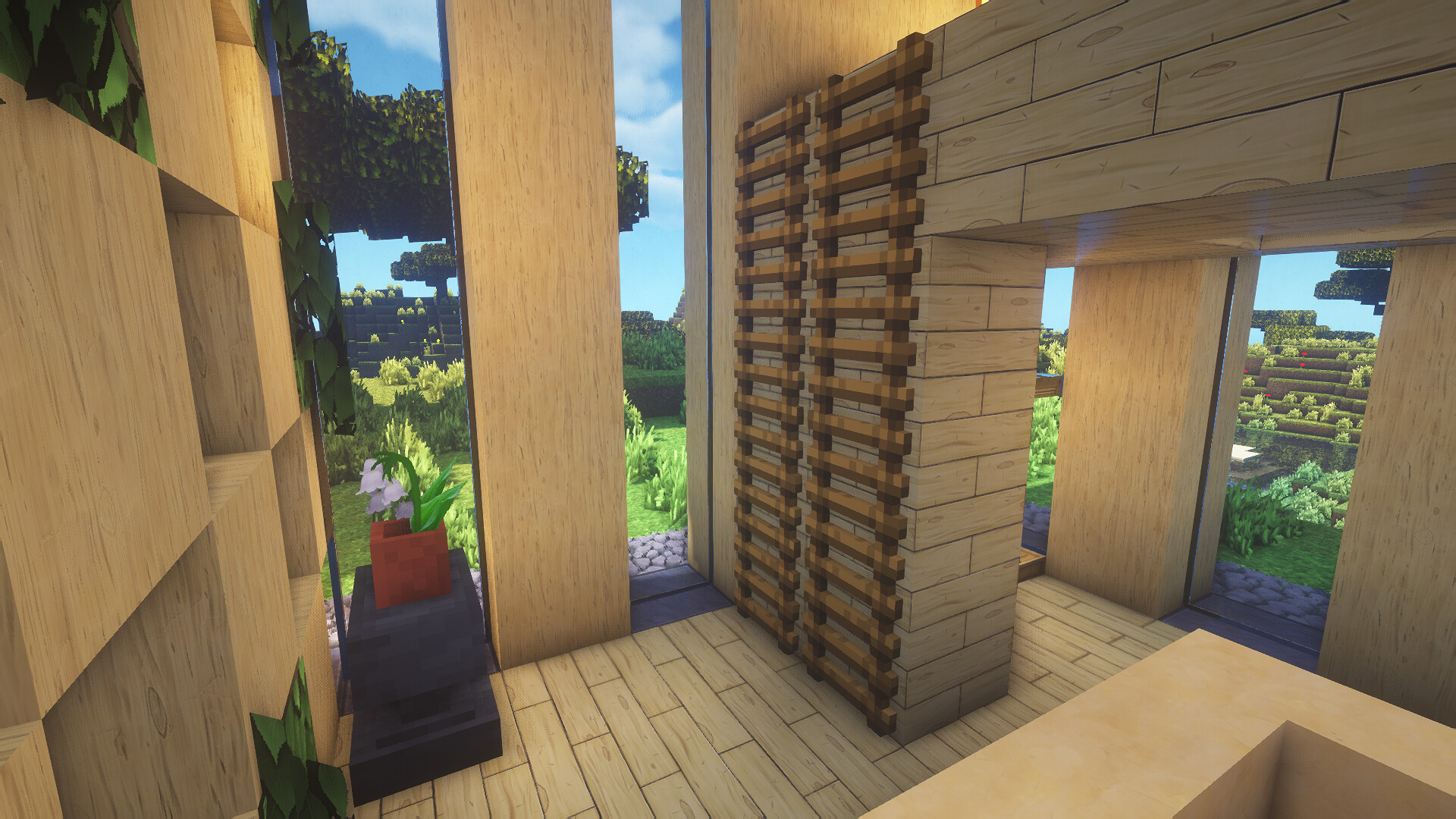 Birch Survival House Minecraft Map