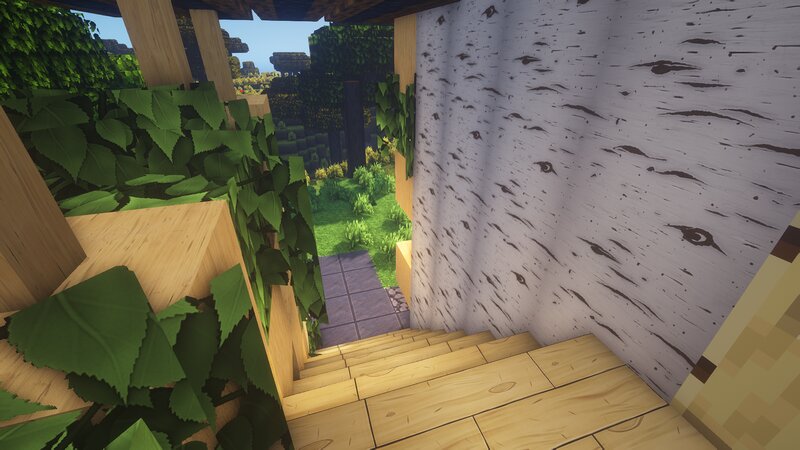 Birch Survival House Minecraft Map