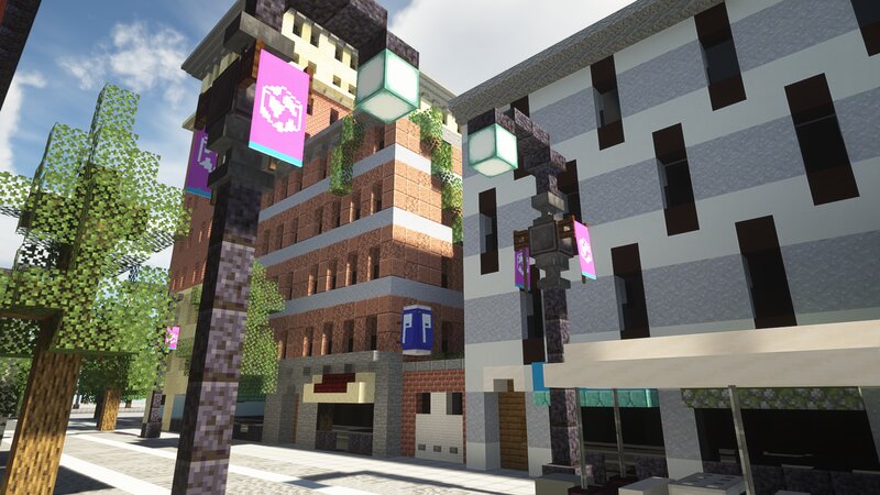 City Block 1:1 Scale Minecraft Map