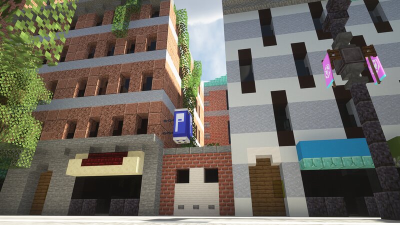 City Block 1:1 Scale Minecraft Map