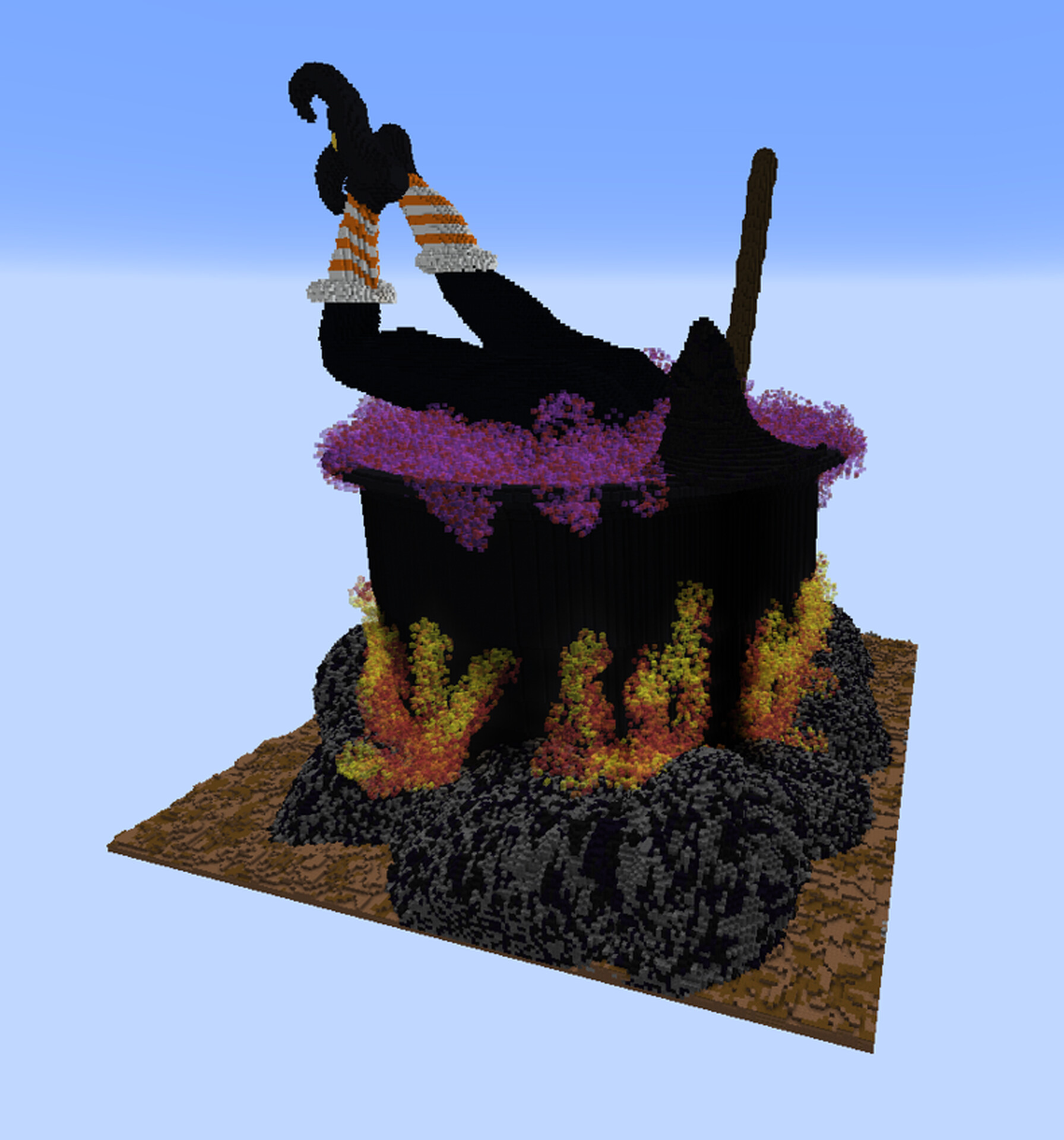Witch in a Cauldron Minecraft Map