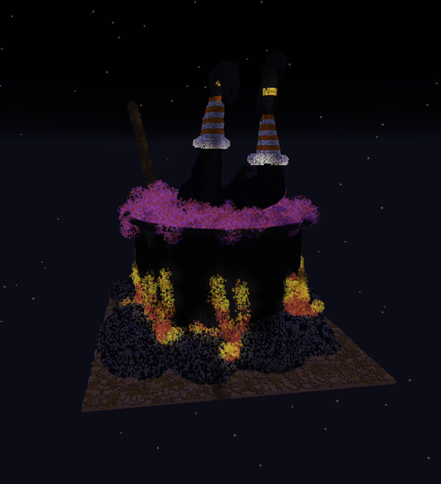 Witch in a Cauldron Minecraft Map