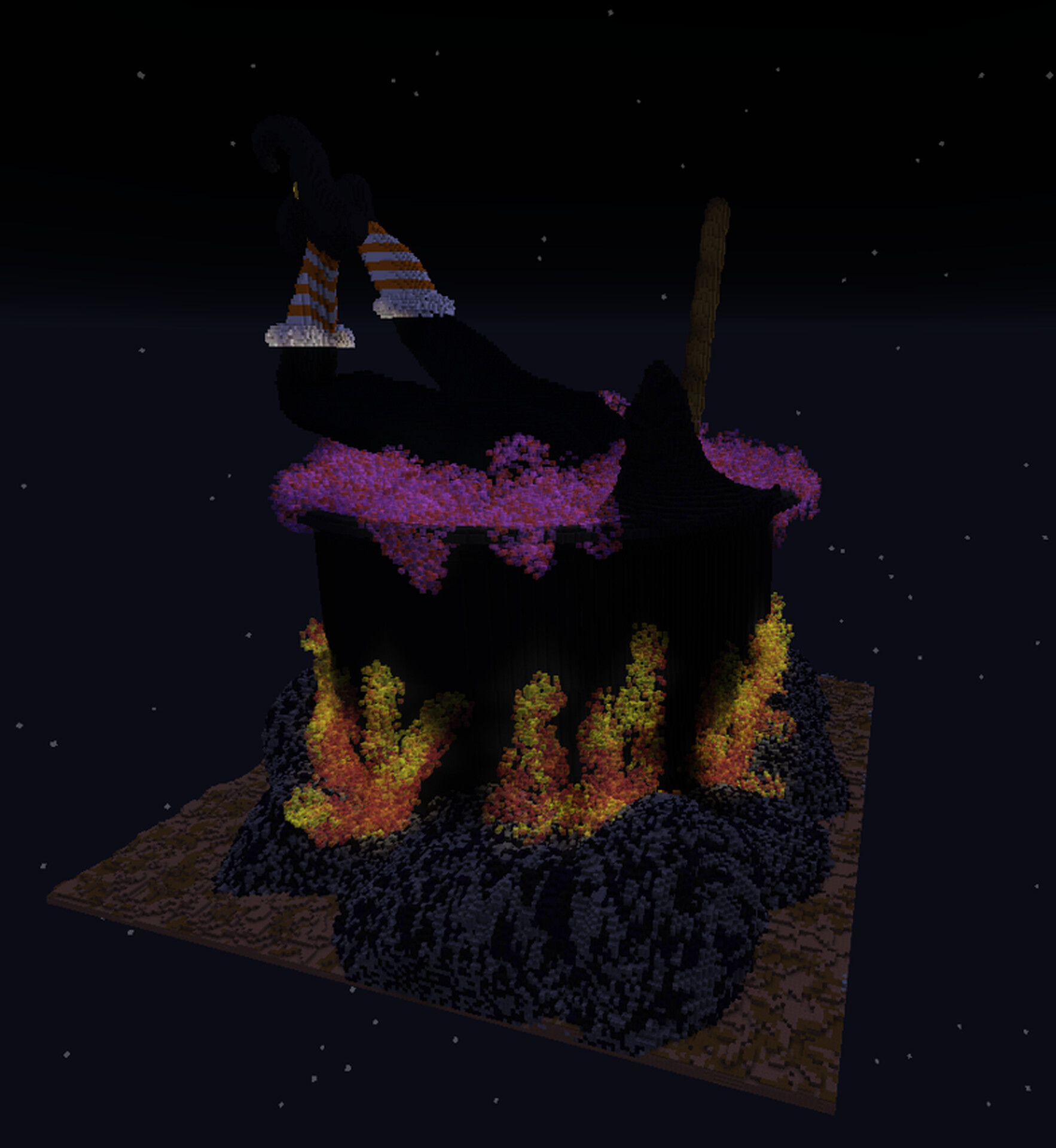 Witch in a Cauldron Minecraft Map