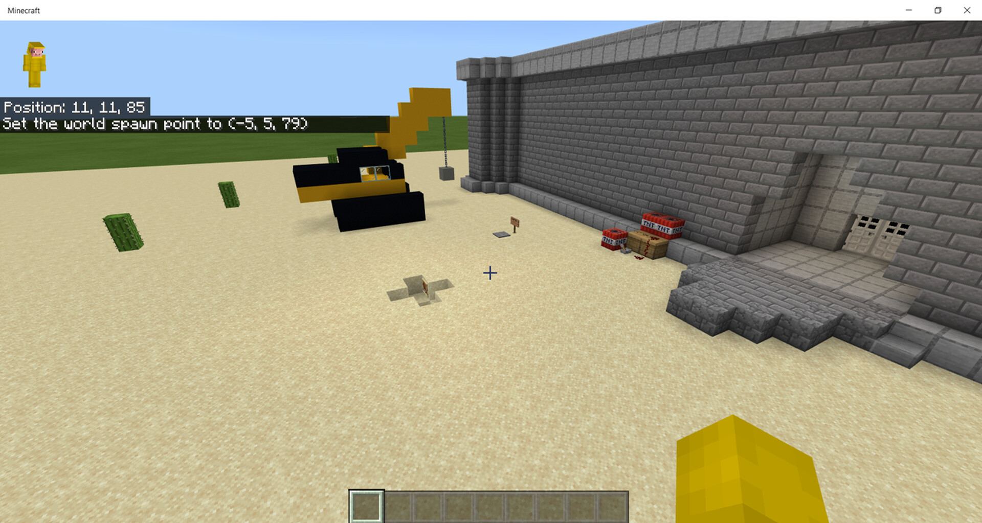 Henry Stickmin breaking the bank and escaping the prison. Minecraft Map