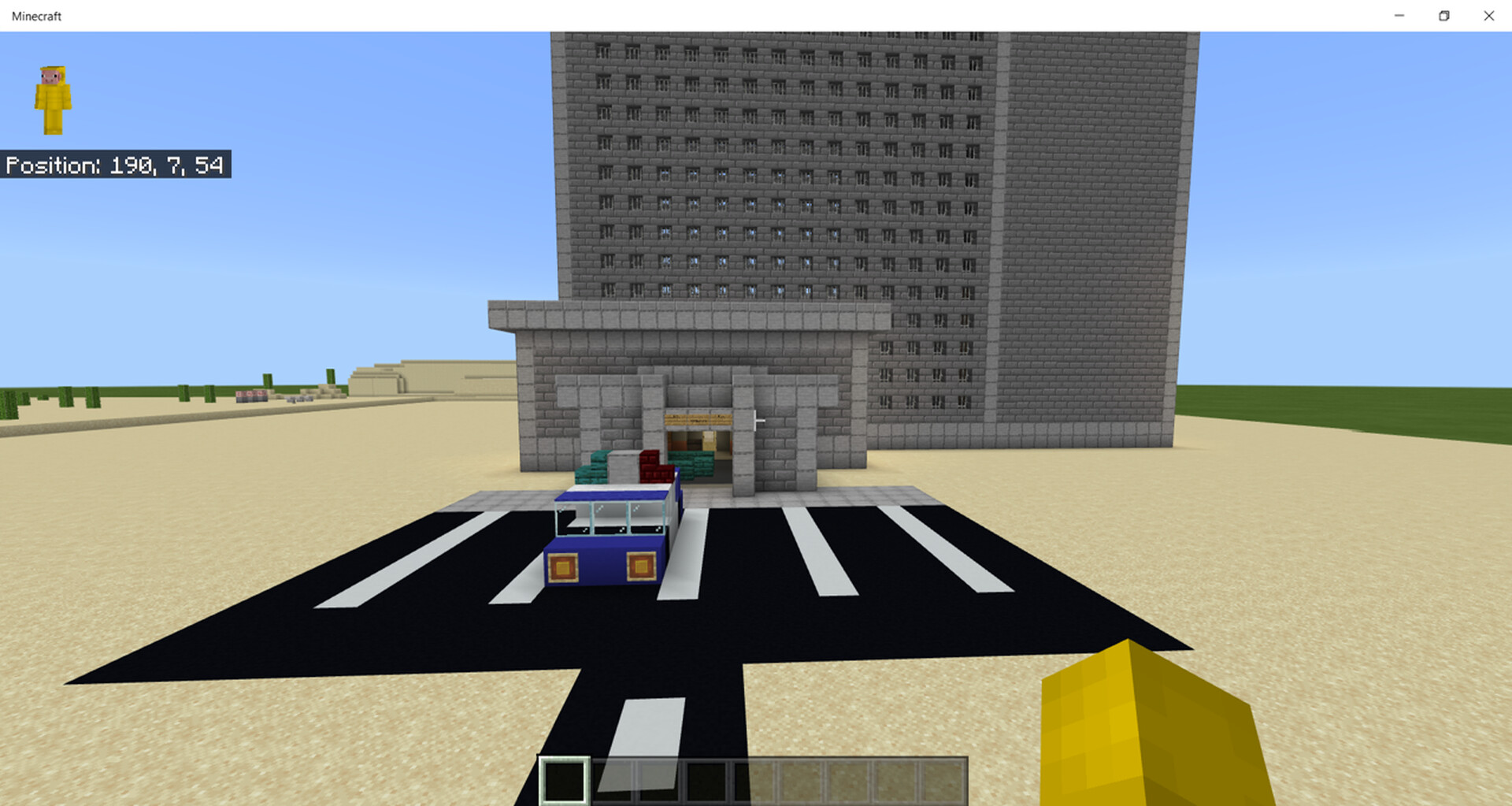 Henry Stickmin breaking the bank and escaping the prison. Minecraft Map