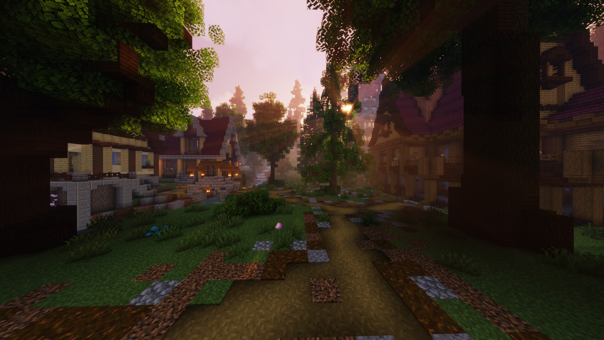 Medieval Fantasy Town Halloween Minecraft Map