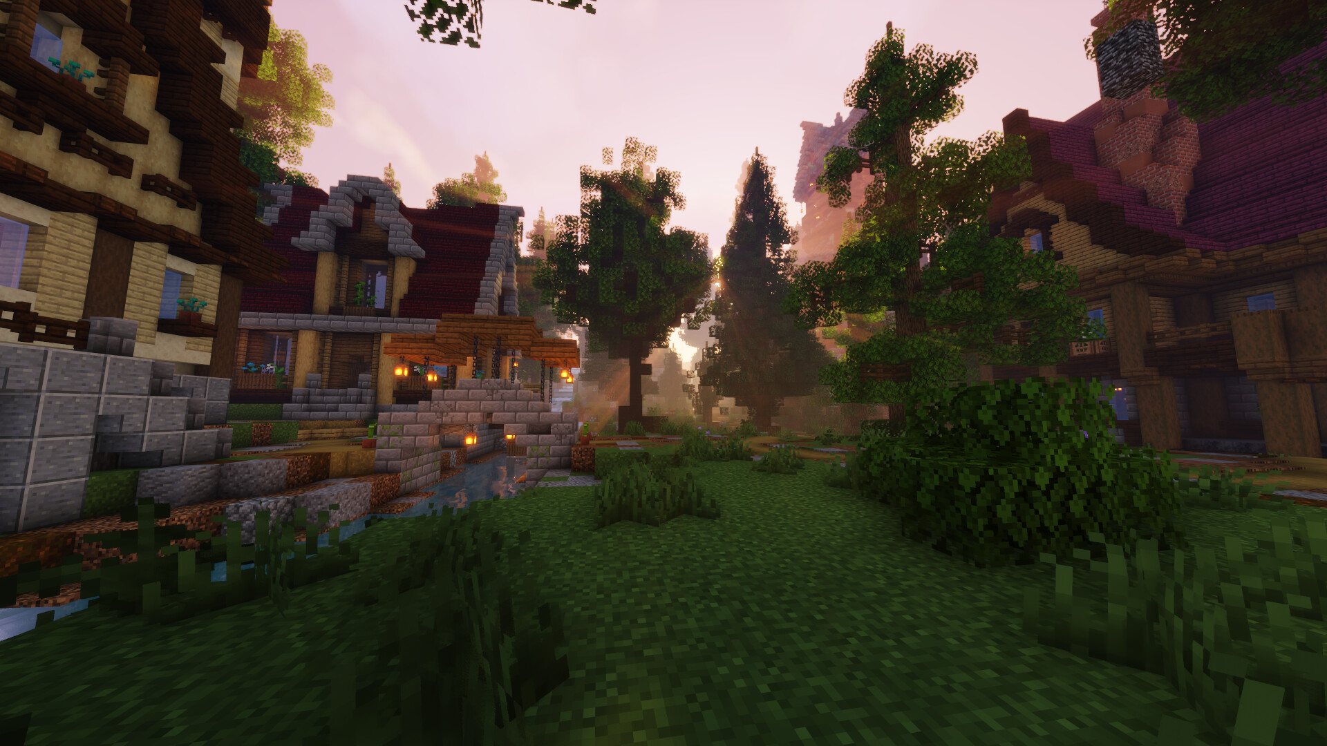 Medieval Fantasy Town Halloween Minecraft Map