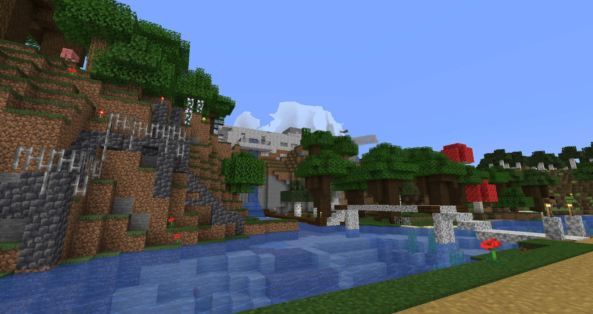 SimbaCraft Season 1 Map (completed) Minecraft Map