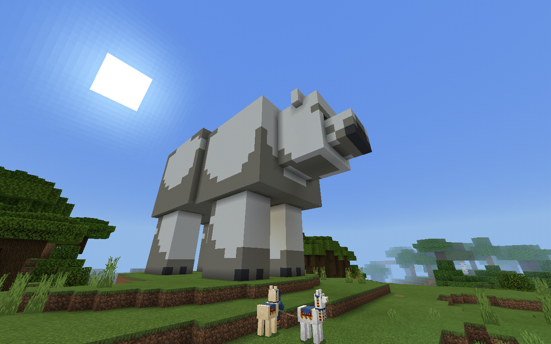 Polar bear mansion for Christmaswrealth by darkmazeblox. Minecraft Map