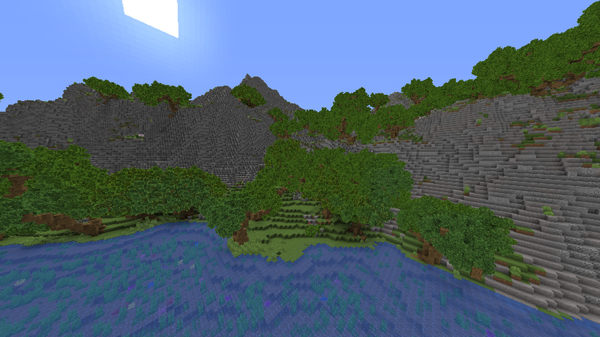The Jade Lake, 768x768 Lake Map Minecraft Map