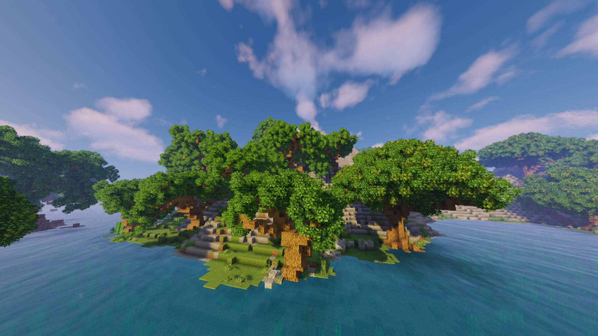 The Jade Lake, 768x768 Lake Map Minecraft Map