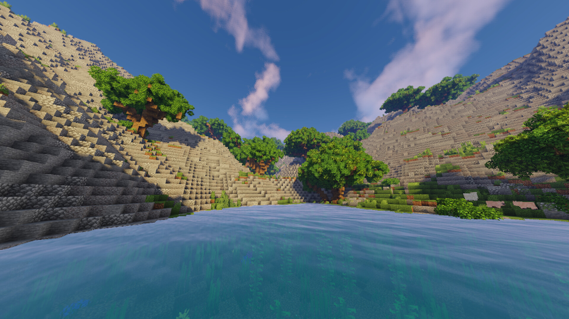 The Jade Lake, 768x768 Lake Map Minecraft Map