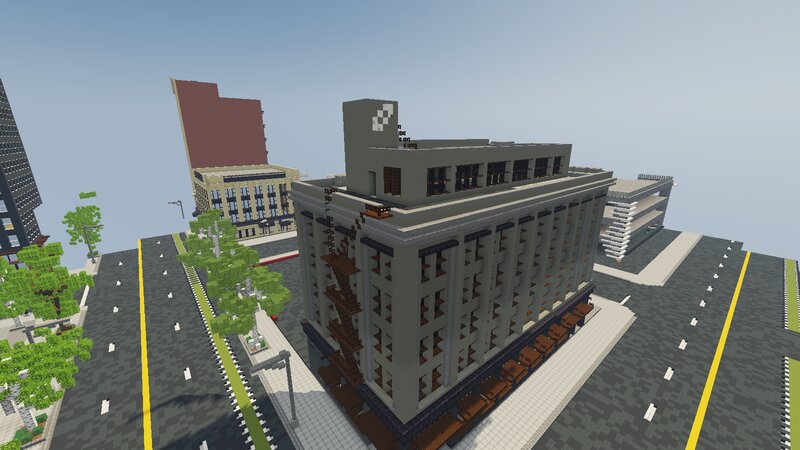 Portland, Oregon building in shaders! Minecraft Map