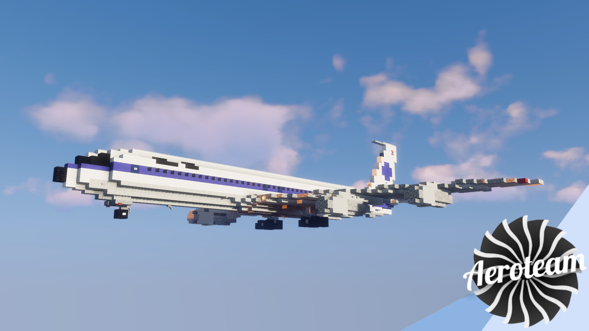 Boeing 707-320B | DOWNLOAD Minecraft Map