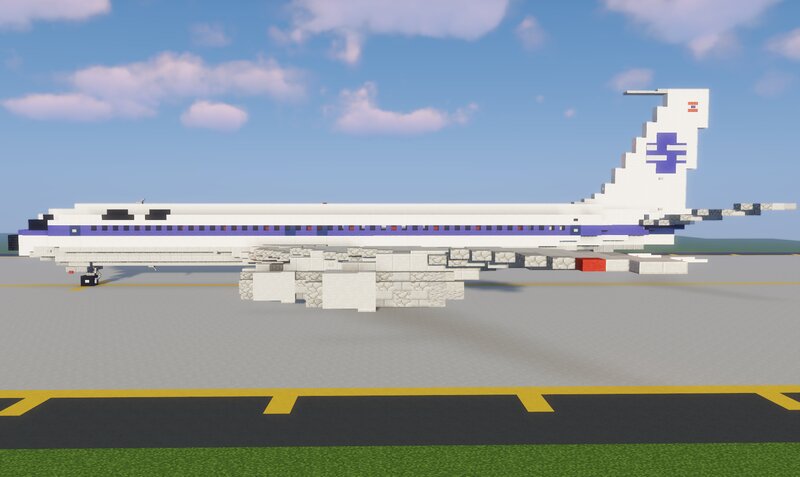 Boeing 707-320B | DOWNLOAD Minecraft Map