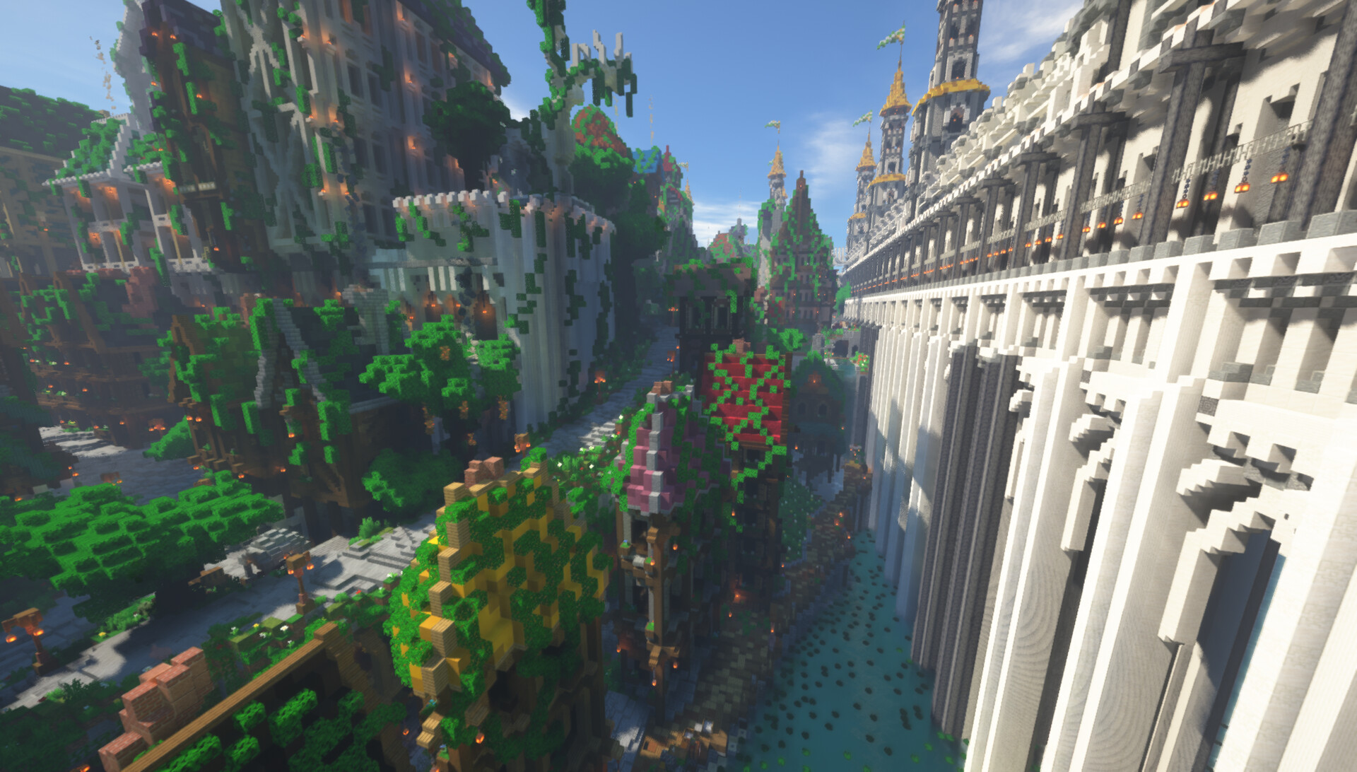 Fantasy City Spawn Minecraft Map