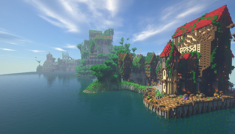 Fantasy City Spawn Minecraft Map