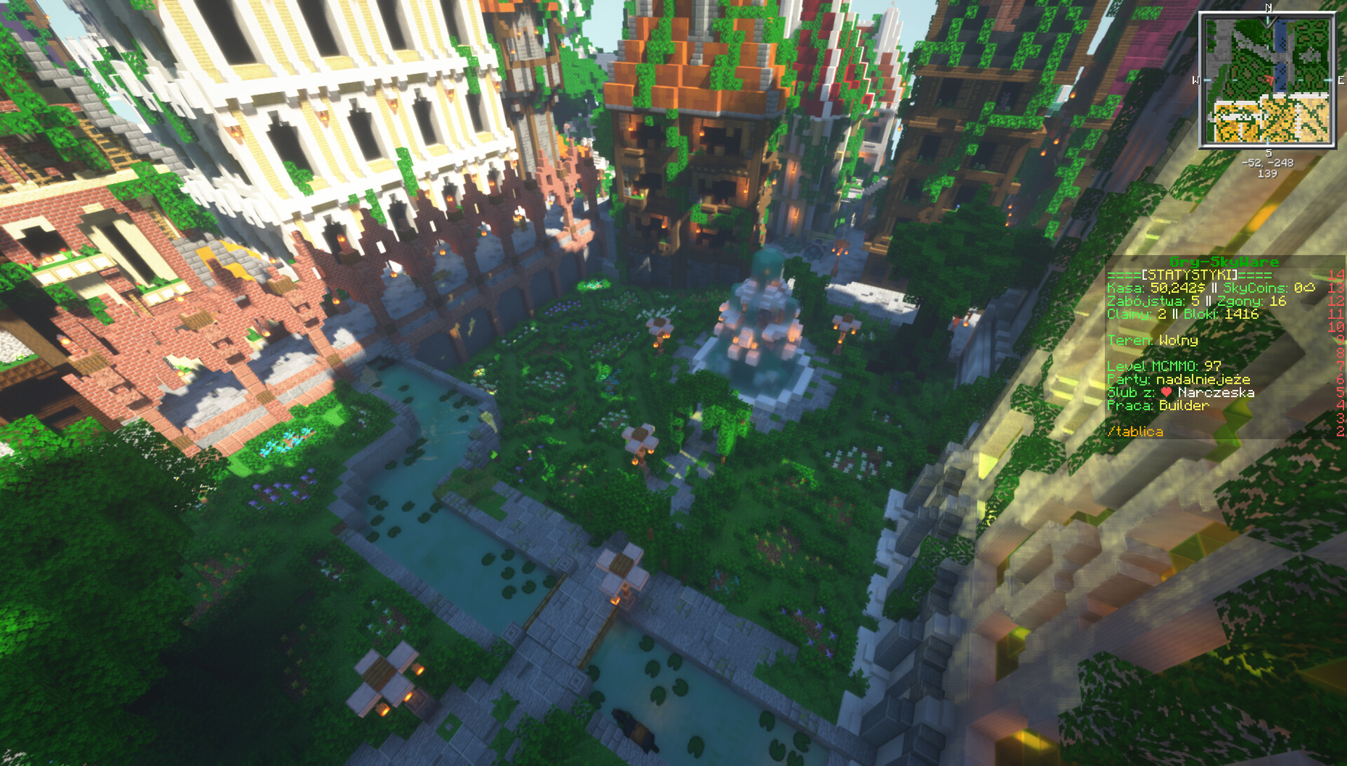 Fantasy City Spawn Minecraft Map