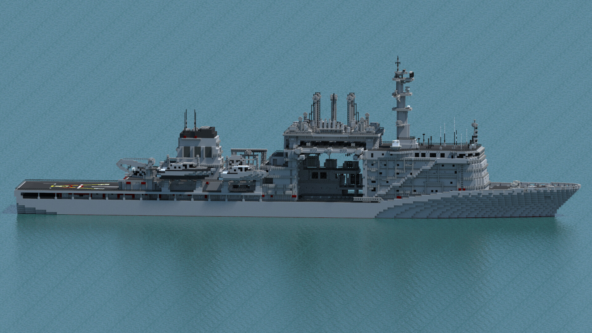 JMSDF - Submarine rescue ship JS Hakiya Minecraft Map