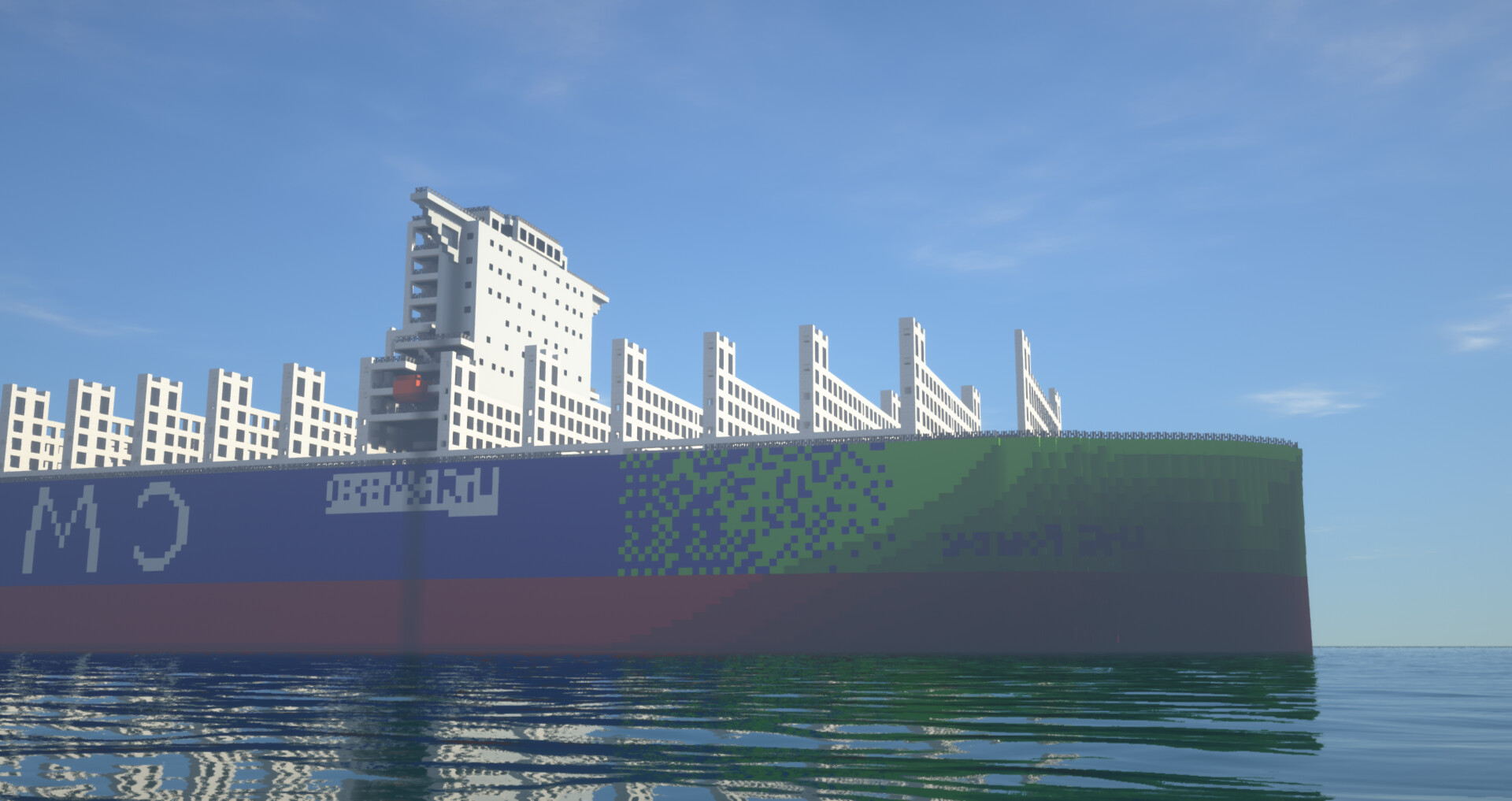 CMA CGM champs elysees Minecraft Map