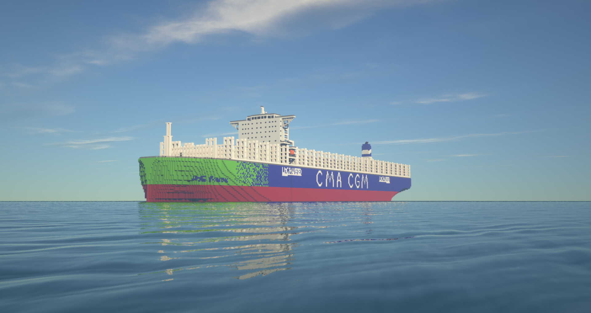 CMA CGM champs elysees Minecraft Map