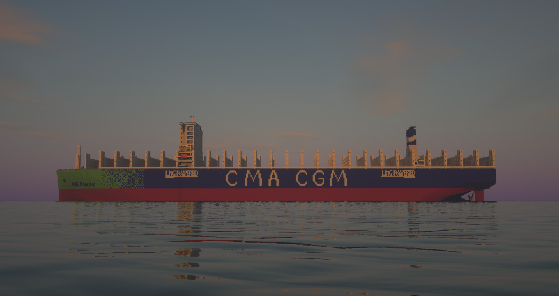 CMA CGM champs elysees Minecraft Map