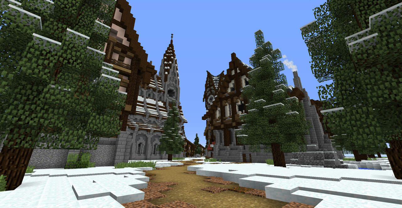 Northsted - A Winter Village Minecraft Map