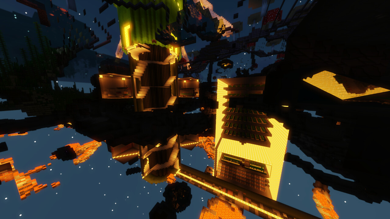 Underground survival base concept Minecraft Map