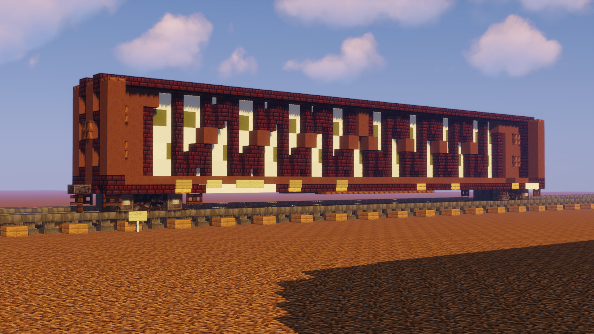 Rolling Stock - TTX Rail Box & Centerbeam Flatcar Minecraft Map